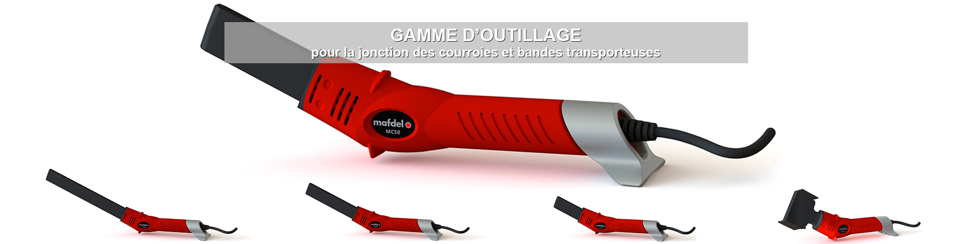 Jonction et outillage pour bande transporteuse | Mafdel